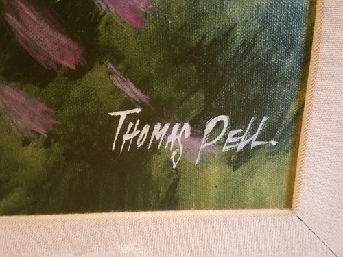 Floral Oil Painting, Thomas Pell | eBay