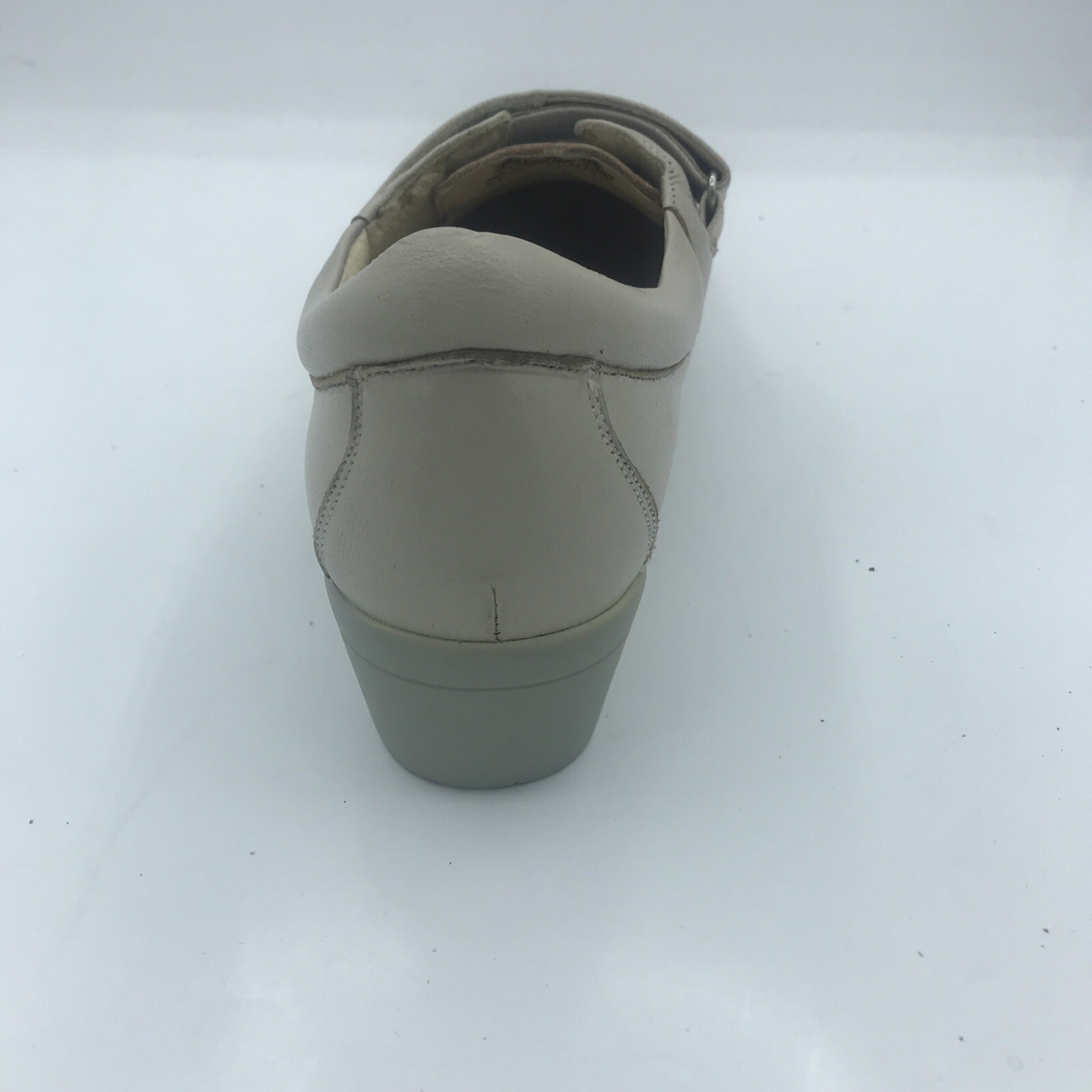 Ortho-Line by Hoopoe Women's Sz. 6 D Ivory Hook & Loop Closure Comfort ...