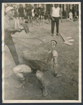 1922 GUST LESSIS World Famous "Greek Strong Man" Vintage Photo | eBay