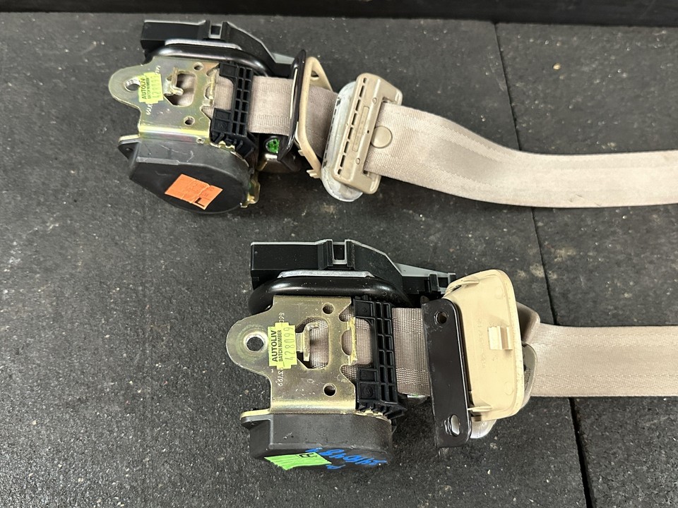 01-02 JAGUAR XK8 FRONT DRIVER & PASSENGER SAFETY SEAT BELT RETRACTORS ...