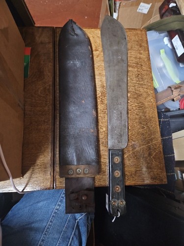 Martindale British Machete W/original Sheath | eBay