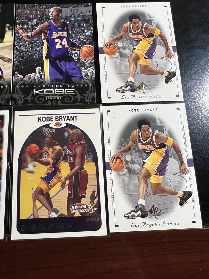 KOBE BRYANT BASKETBALL CARD LOT OF (6) EXMT-NRMT | eBay