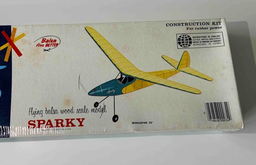 NEW - Comet Sparky 32" Wingspan Free Flight Model Airplane Kit | eBay