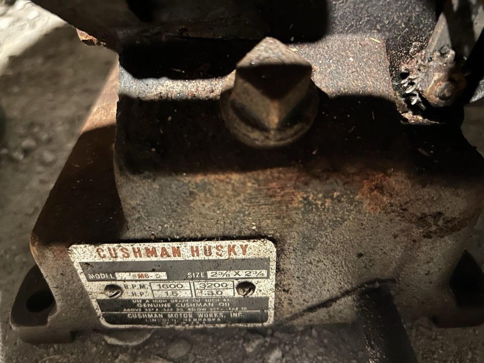 Cushman Husky Gas Engine Parts Motor Will Not Be Sold Complete Too ...