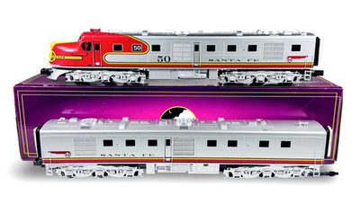 20-20226-1 MTH O-Scale Santa Fe DL-109/110 AB Diesel Engine Set w/PS 3. ...