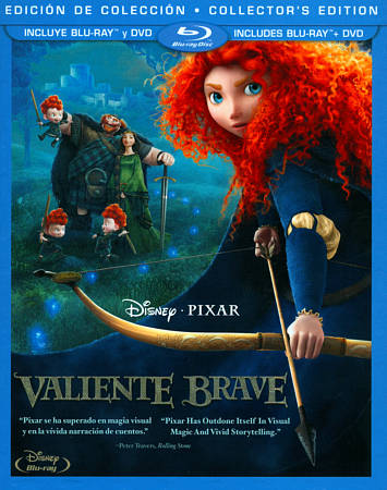 Brave (Blu-ray/DVD, 2012, 3-Disc Set, Collectors Edition Spanish) for ...
