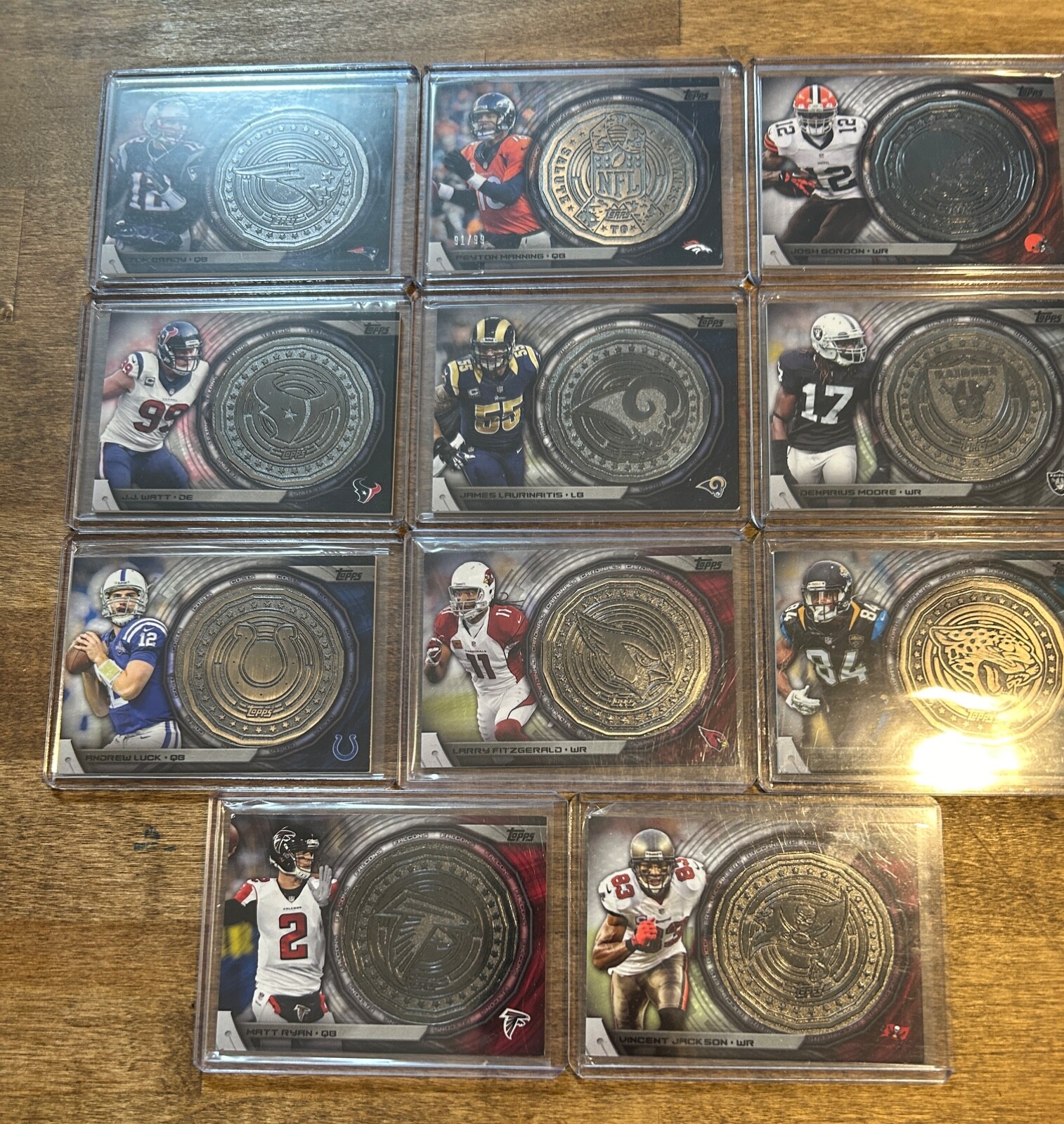 LOT OF 11 COINS 2014 Topps NFL Kickoff Coin READ | eBay