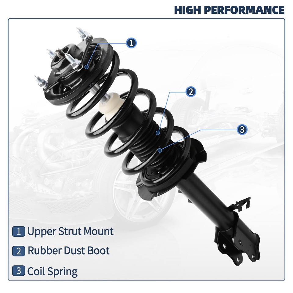 Front Complete Struts Shocks For 2001-2012 Ford Escape 2005-2011 ...