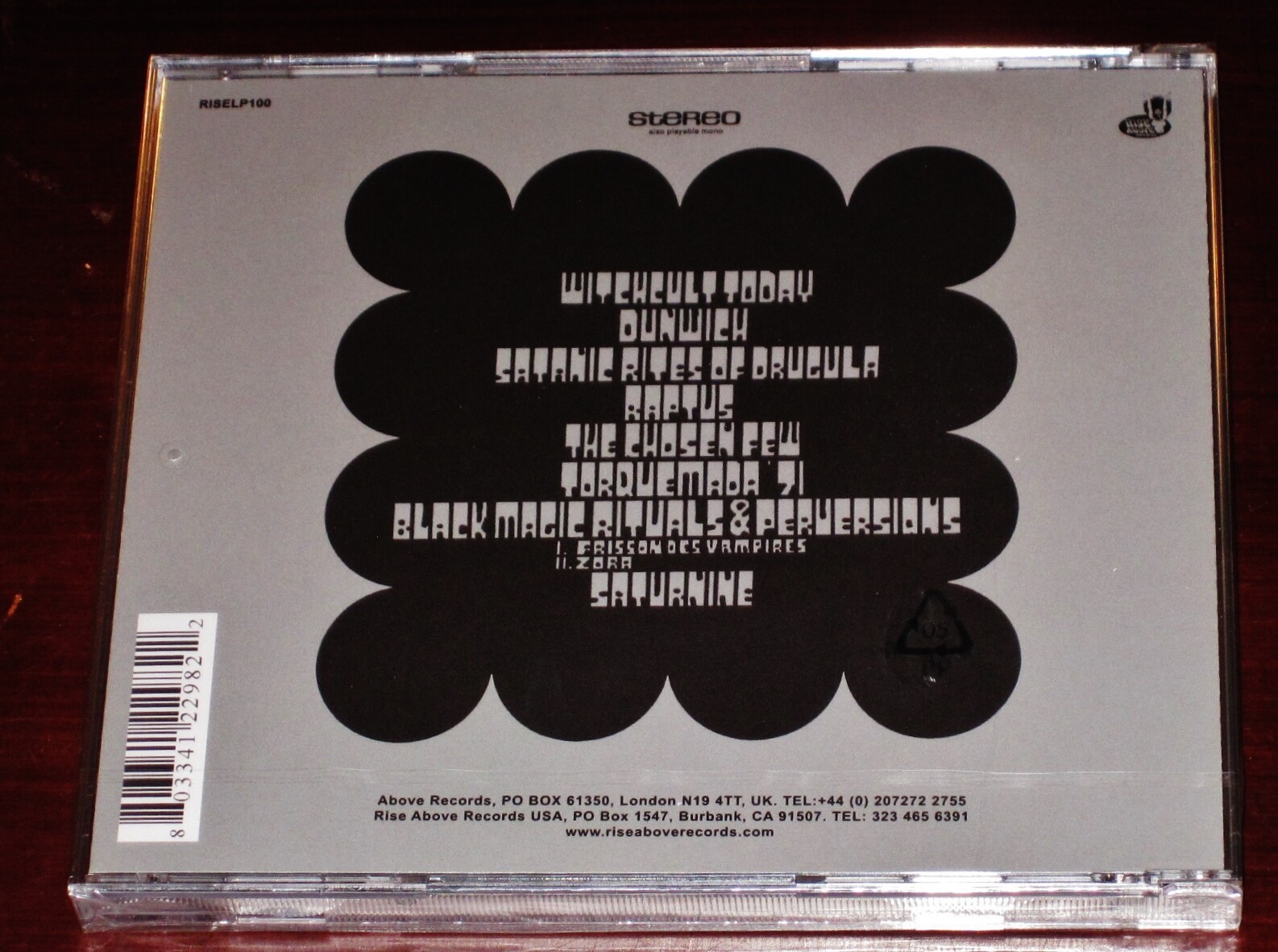 Electric Wizard: Witchcult Today CD 2007 Rise Above Records UK ...