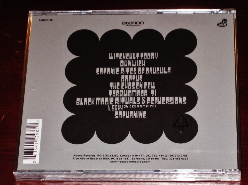 Electric Wizard: Witchcult Today CD 2007 Rise Above Records UK ...