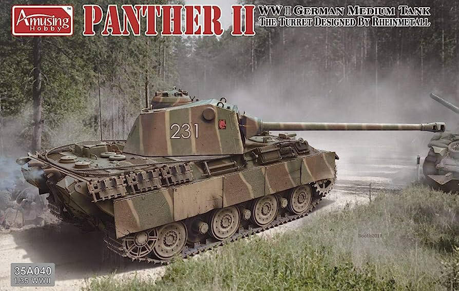 1/35 Amusing Hobby Panther II - Turret by Reinmetall | eBay