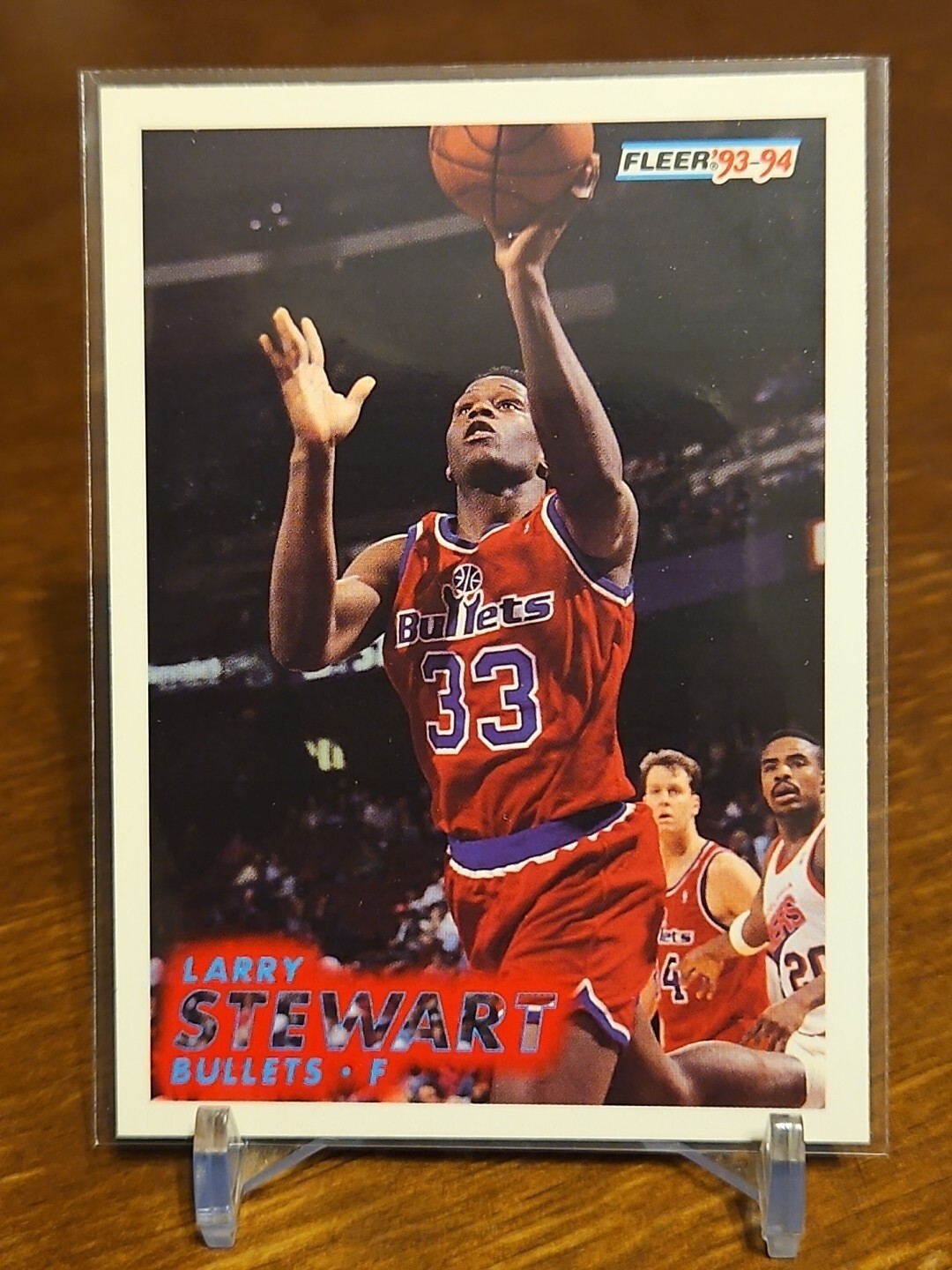 1993-94 Fleer Washington Bullets Basketball Card #220 Larry Stewart | eBay
