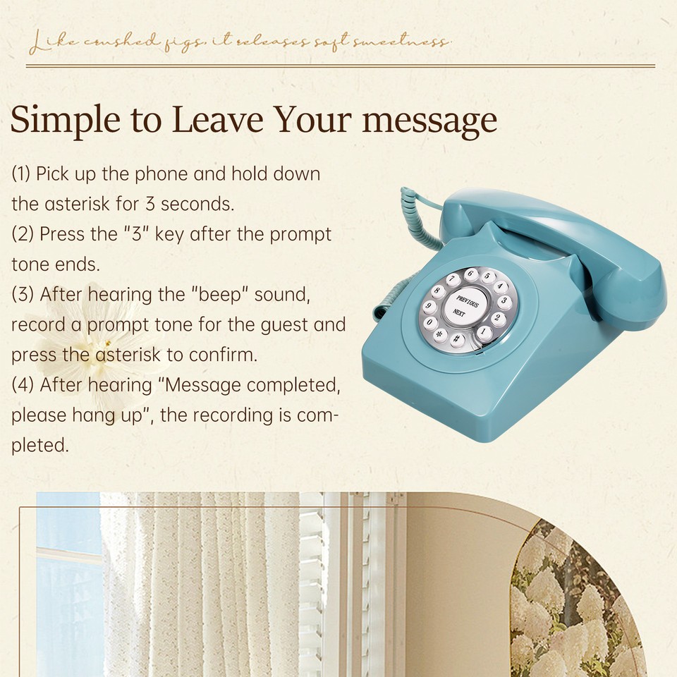 Audio Message Book Retro Voice Record Wedding Phone Customized w ...