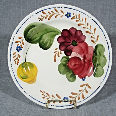 Wood & Sons Ralph Moses Enoch Belle Fiori Hand Painted 10" Dinner Plate ...