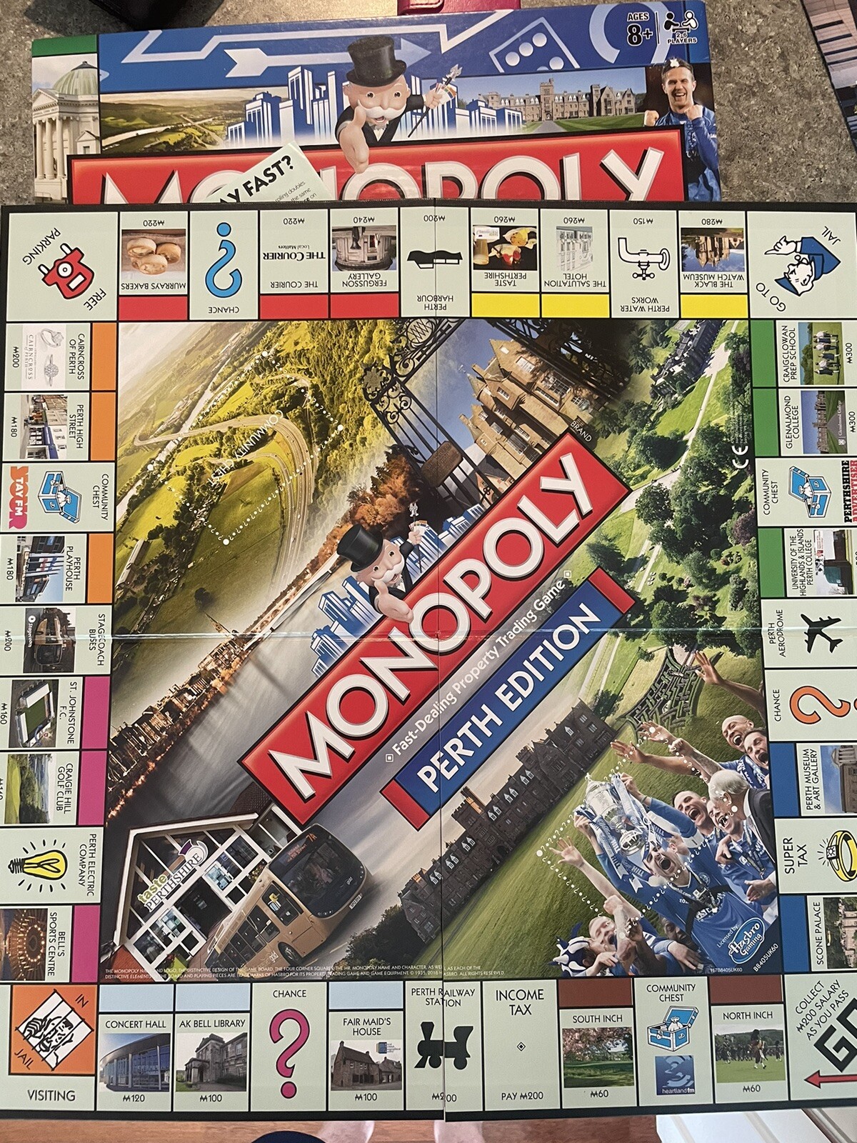 Perth Scotland Monopoly - Never Played. Box Open. All Pieces Still In ...