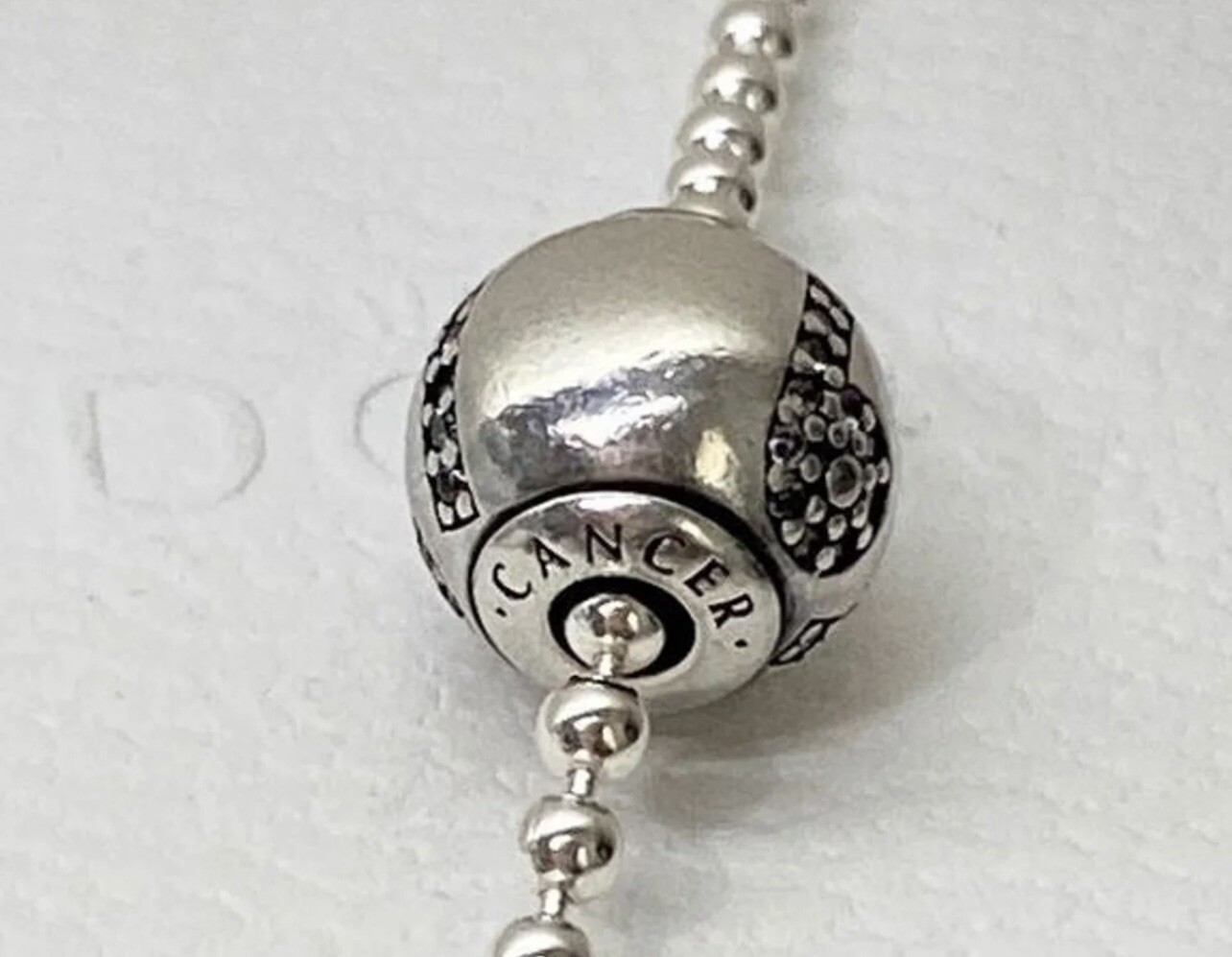 authentic pandora essence Cancer Zodiac Charm No Ston… - Gem