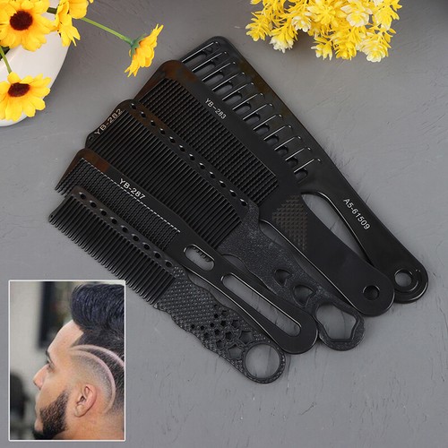 Professional Hair Comb Cutting Carbon Comb Salon Barber Styling Tool e ...