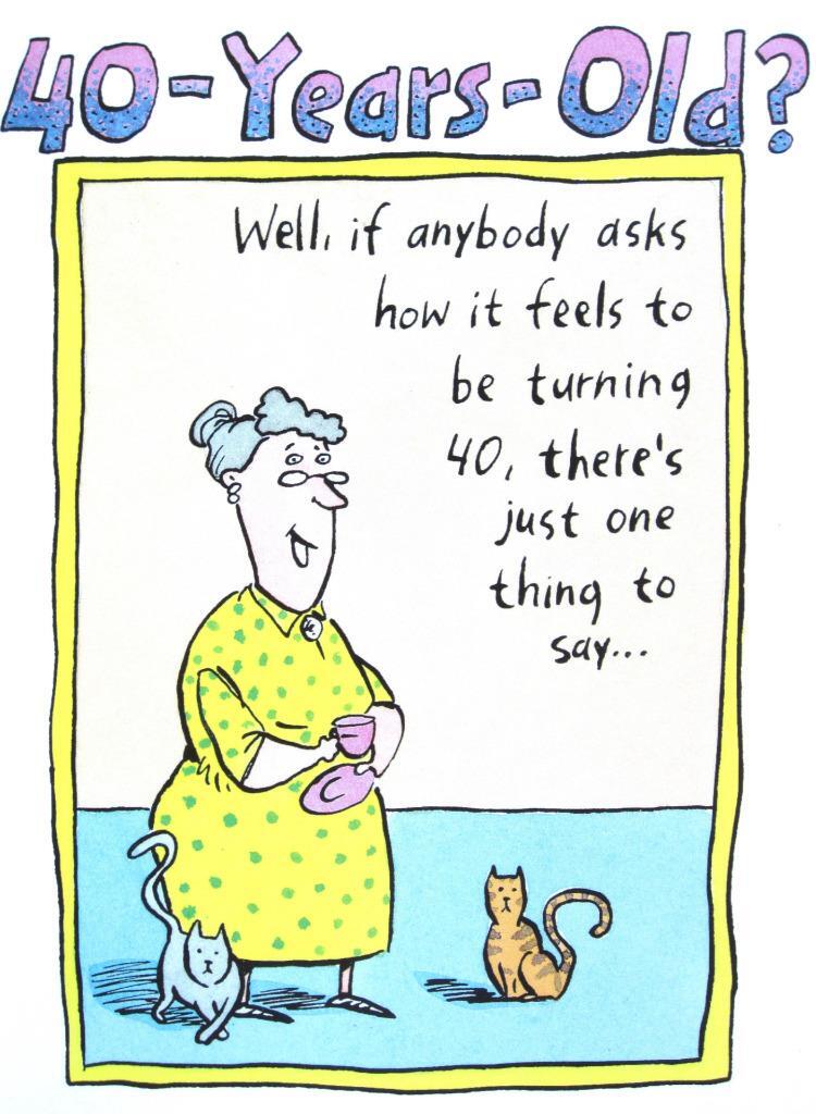 Cartoons About Turning 40