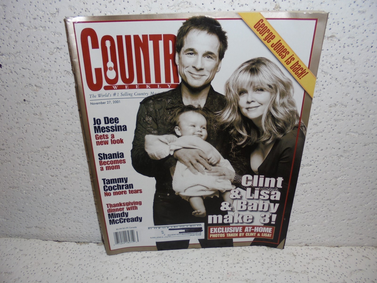Vintage Country Weekly Magazine November 27 2001 Clint Black Lisa ...