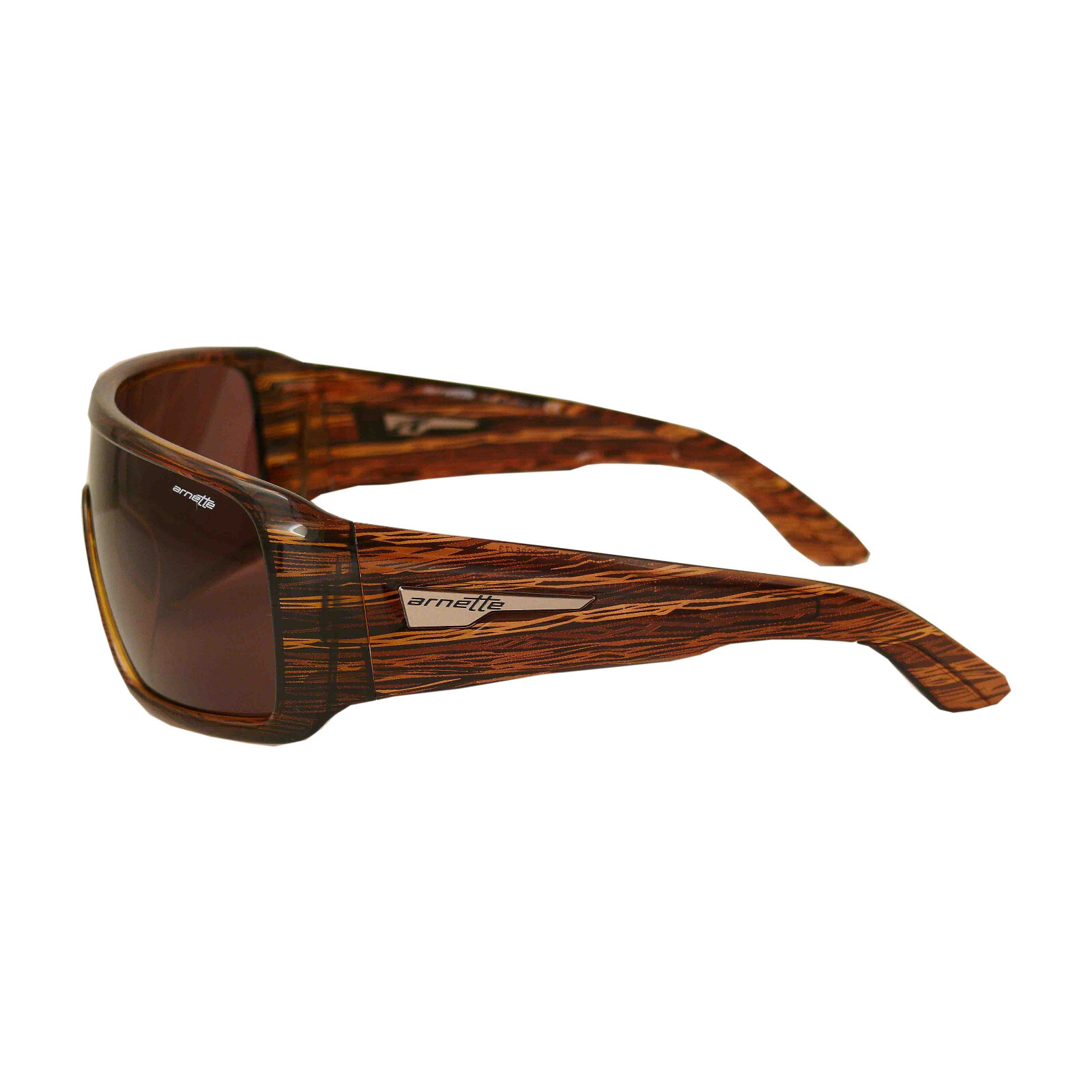 ARNETTE BARN BURNER SUNGLASSES BROWN STRIPED HAVANA FRAME NEW RARE LAST ...