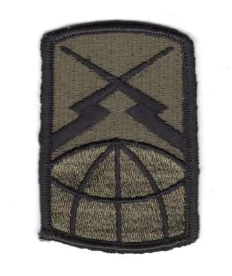 Army Patch: 160th Signal Brigade - subdued, merrowed edge | eBay