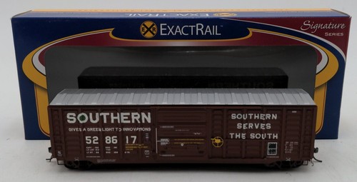 ExactRail 90308-3 HO Scale Southern P-S 5277 Waffle Side Boxcar #528617 ...