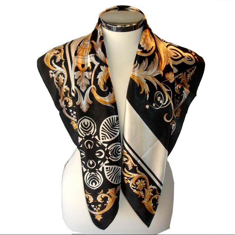 Women's Scarf Silk felling Square Head Scarfs 35"*35"(120 Styles) SHIP ...