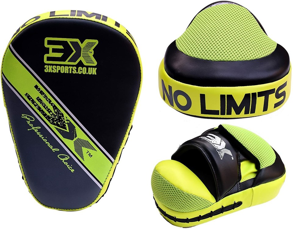 3X sports Boxing Focus Pads Hook Jab Punch mitts MMA pads Training ...