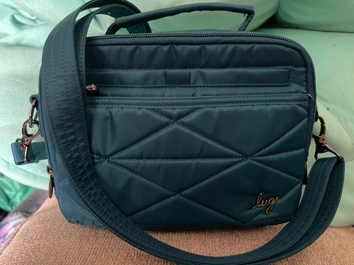 Lug Roundabout XL Convertable Crossbody Wallet with built in Makeup ...