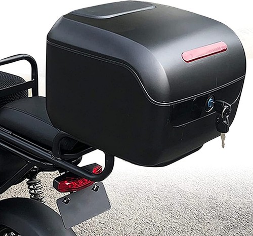 Motorcycle Top Box 28L Universal Motorcycle Tour Tail Box Luggage ...