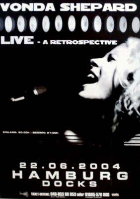 VONDA SHEPARD - 2004 - In Concert - Retrospective Tour - Poster ...
