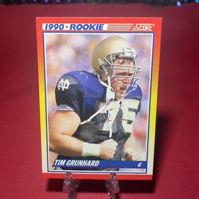 1990 Score Tim Grunhard RC Kansas City Chiefs #646 C176 | eBay