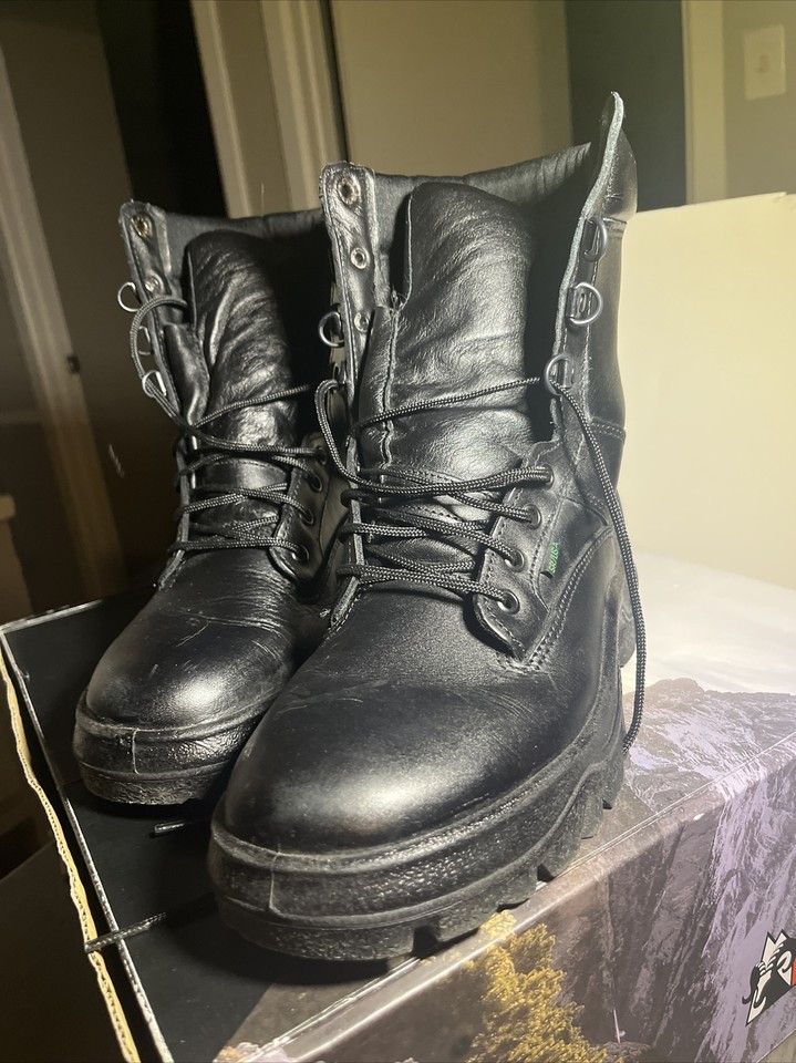 Rocky Boots - Postal TMC Black - 8.5 Wide - Postal Approved - Oil Slip ...