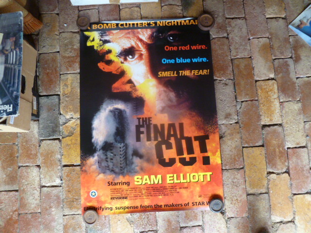 THE FINAL CUT SAM ELLIOTT 1 SHEET MOVIE POSTER AUST EDITION | eBay