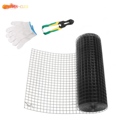 16 Gauge Chicken Rabbit Mesh 1"x1" Welded Wire Fence Vinyl Coated ...