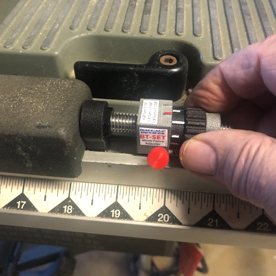 BT-SET-M METRIC Rip Fence Micro-Adjuster for Ryobi BT3000/BT3100 ...