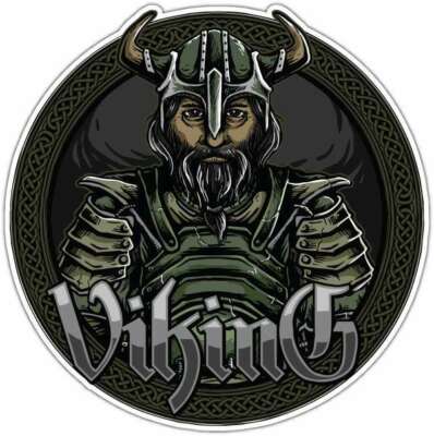 Viking Scandinavian Warrior Nordic Car Bumper Window Sticker Decal 4.6 ...