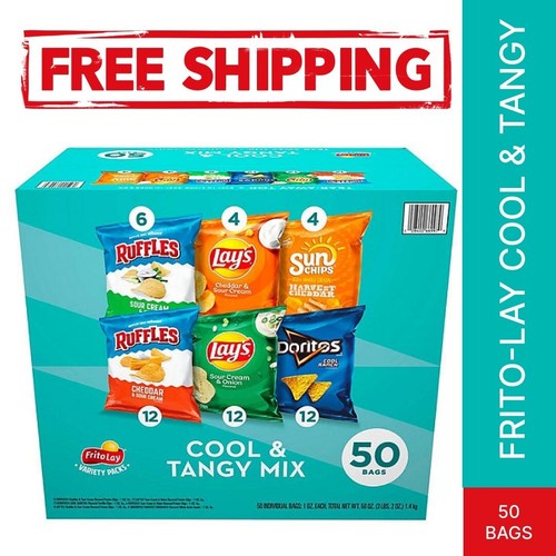 Frito-Lay Cool & Tangy Chips Variety Pack, 50 Count | eBay
