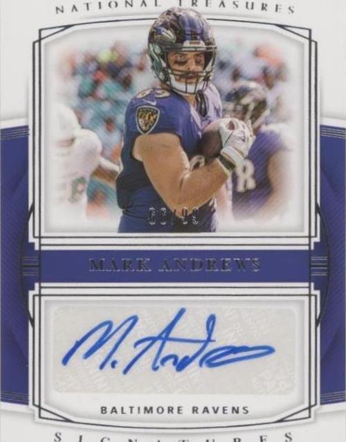 2019 Panini National Treasures - Signatures Mark Andrews #S-MA /99 (AU ...