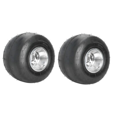 Set of 2 Go-Kart & Kart-Racer Slick Wheels Tires 11x7.10-5 11x7.10x5 5 ...
