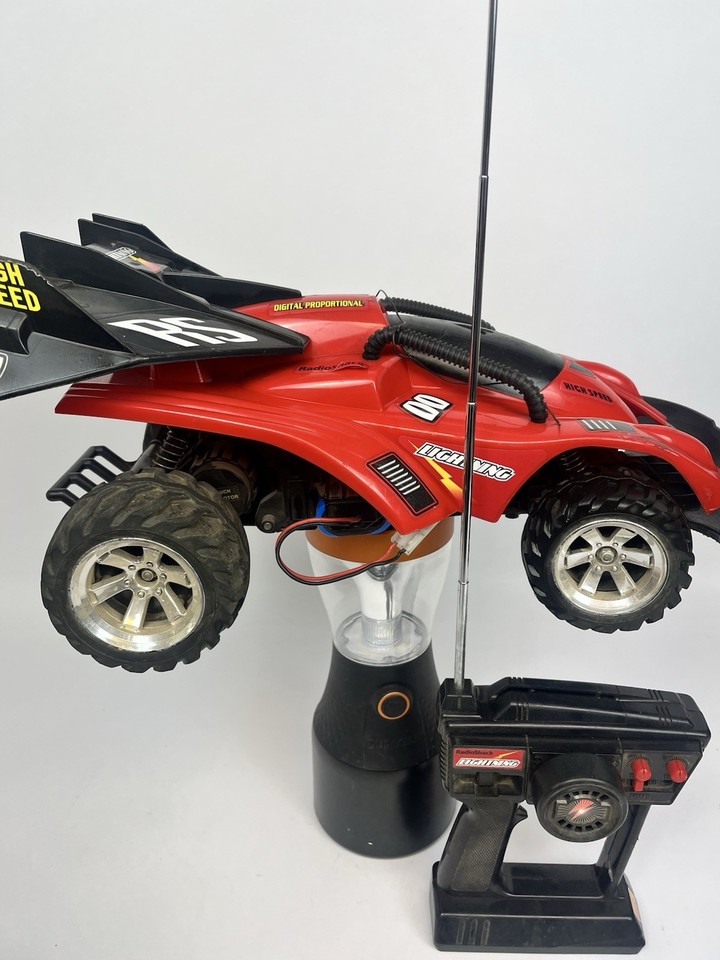 VTG. Radio Shack RC Car Lightning High Speed Digital Proportional Car ...