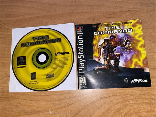 Time Commando (Sony PlayStation 1, PS1) DISC AND MANUAL ONLY Ships Next ...