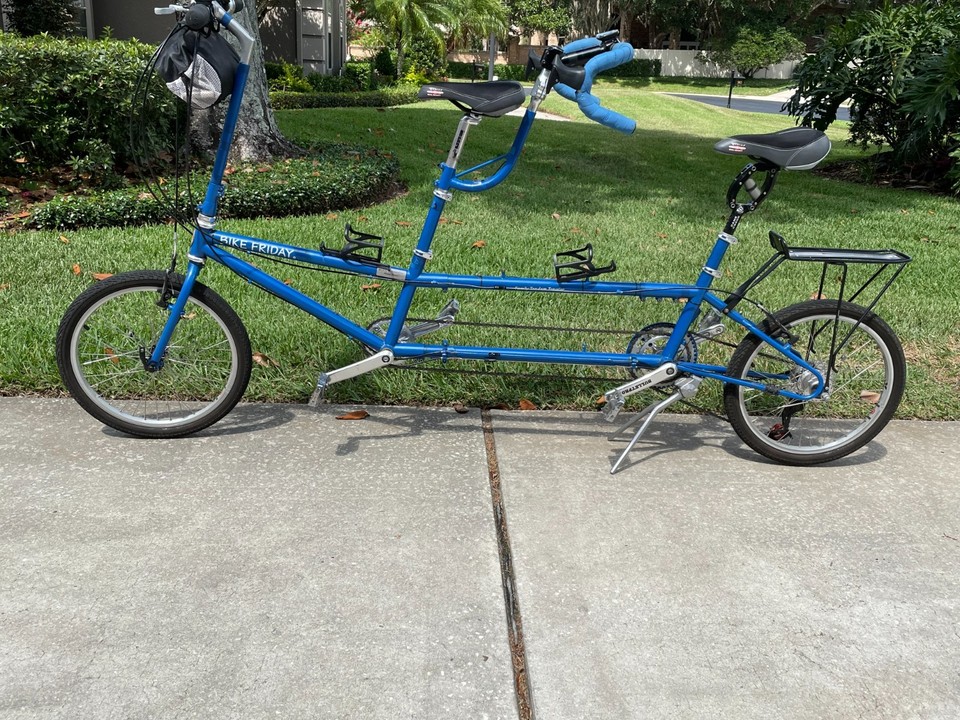 bike friday family tandem triple bike - excellent condition | eBay