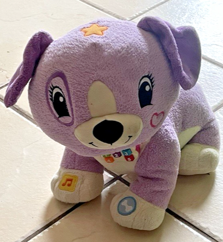 LeapFrog Read With Me Violet Plush Interactive Educational Reading ...