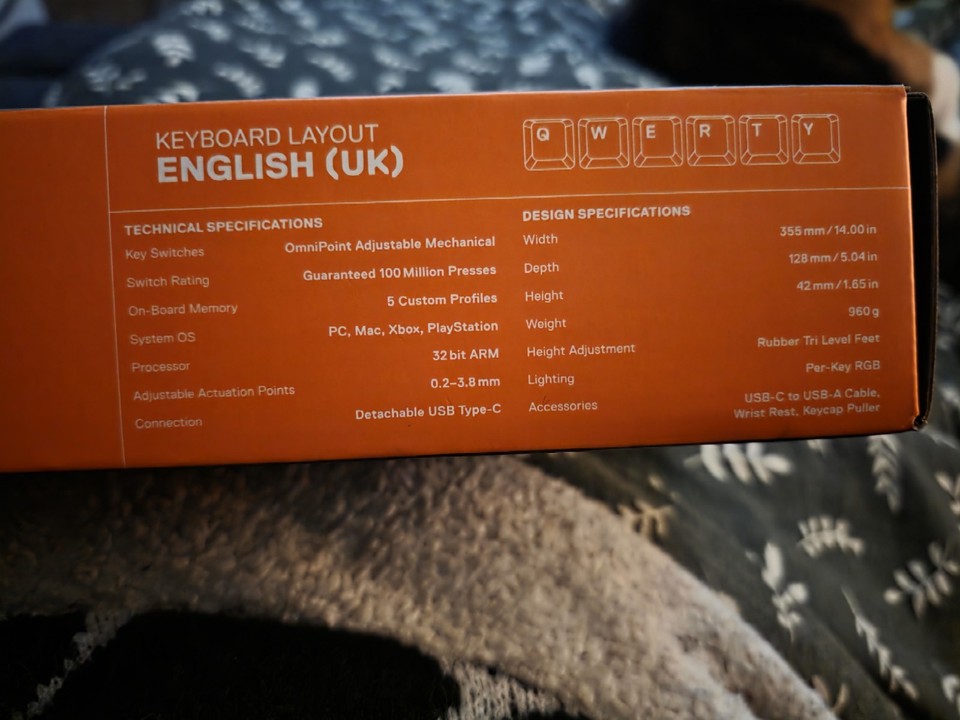 SteelSeries Apex Pro TKL Mechanical Gaming Keyboard Black, English ...