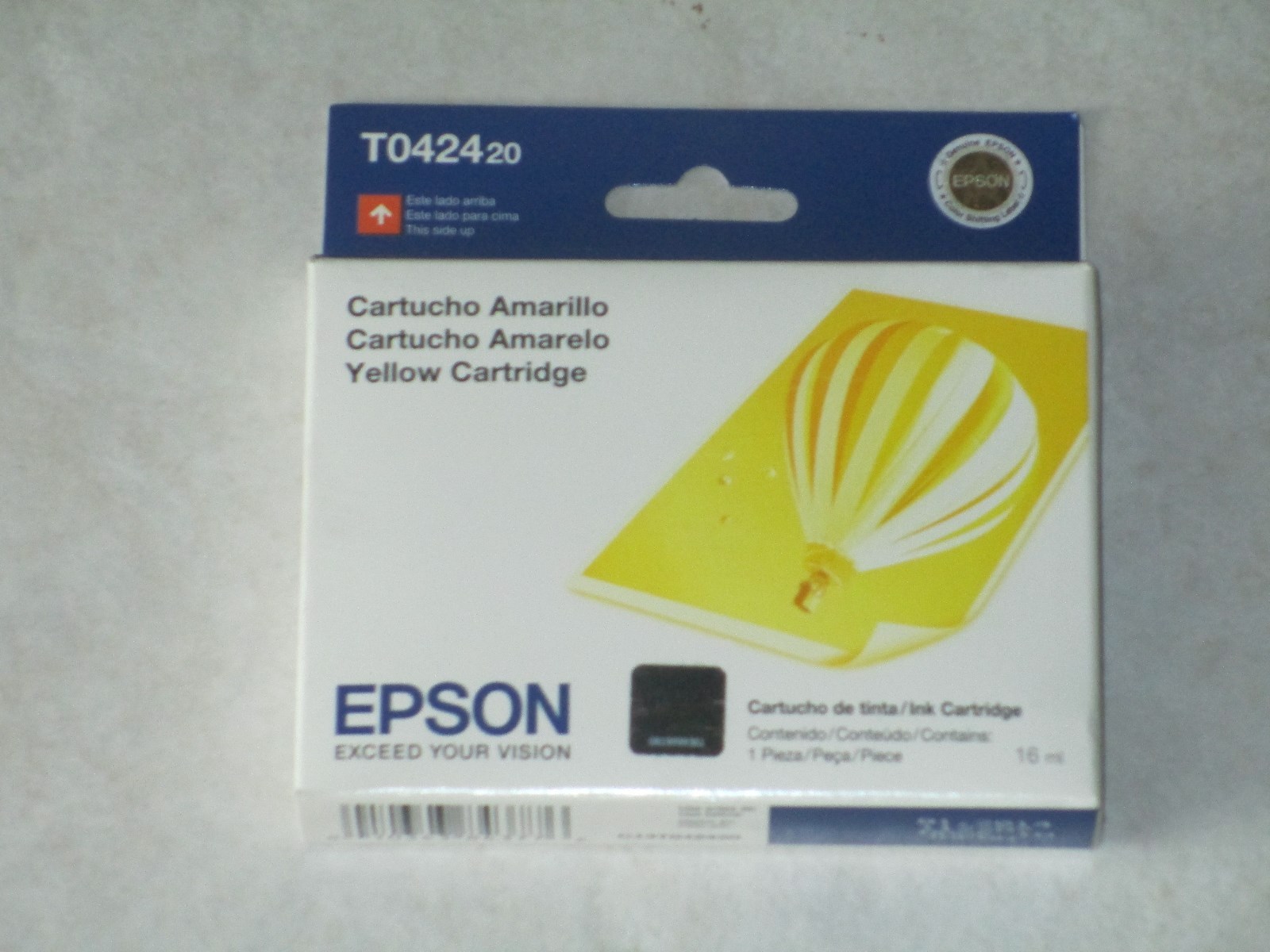 Epson C82 Yellow Ink Cartridge T0424 Genuine for sale online | eBay
