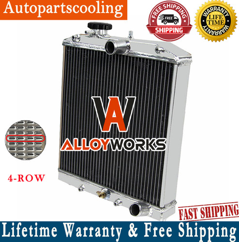 4ROW Aluminum Radiator For 1992-2000 HONDA Civic EJ EK/DEL EG/INTEGRA ...