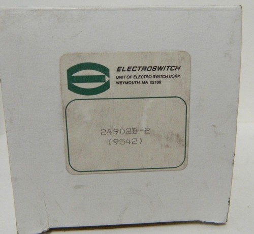 Electroswitch 24902B-2 Rotary Switch Breaker Control Series 24 for sale online | eBay