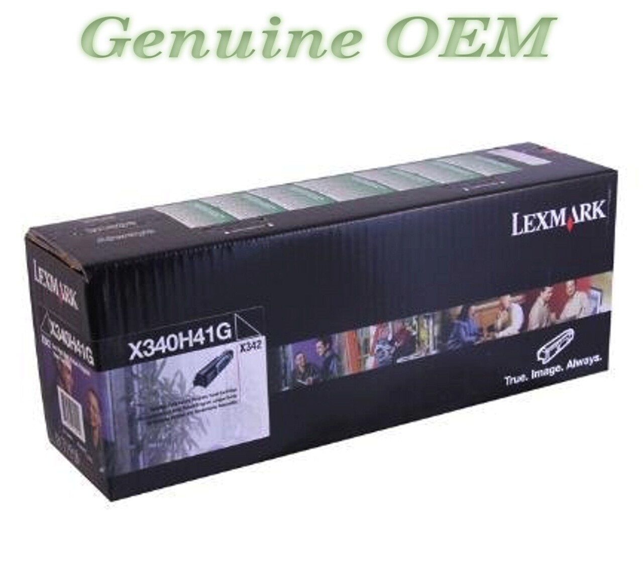 X340H41G Original OEM Lexmark X340 Toner, Black High Yield Genuine ...