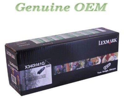 X340H41G Original OEM Lexmark X340 Toner, Black High Yield Genuine ...